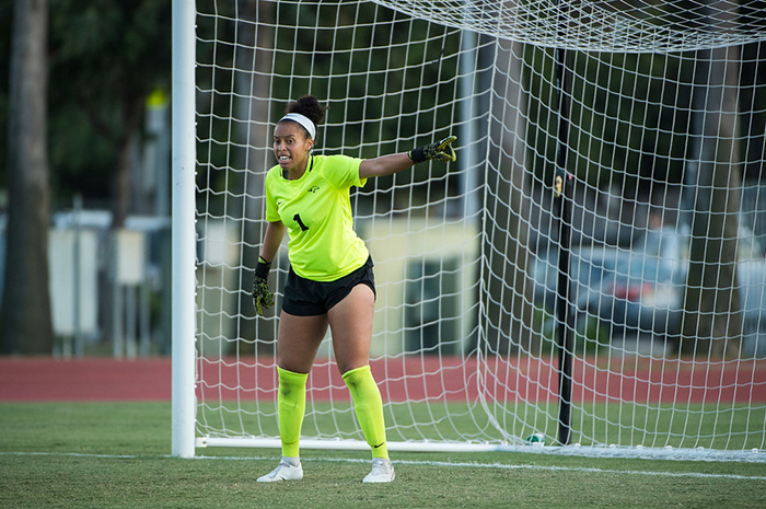 Williams shines as goalkeeper in record-breaking women’s soccer season ...